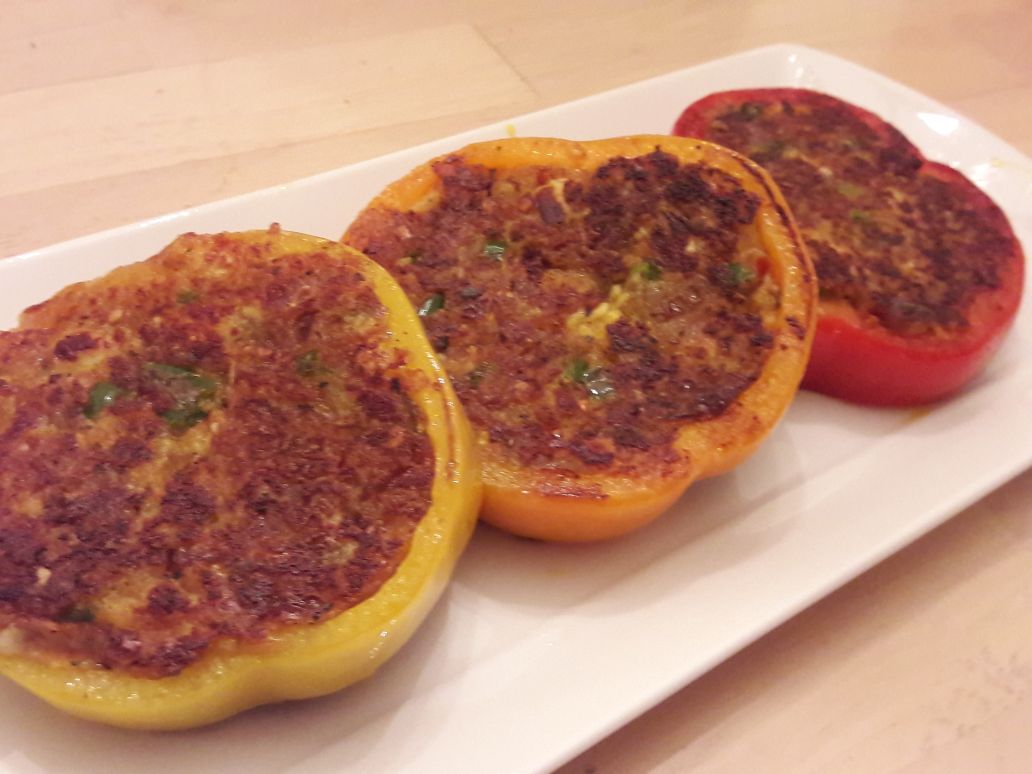 Stuffed Bell Pepper Rings – Easy Vegetarian Recipes