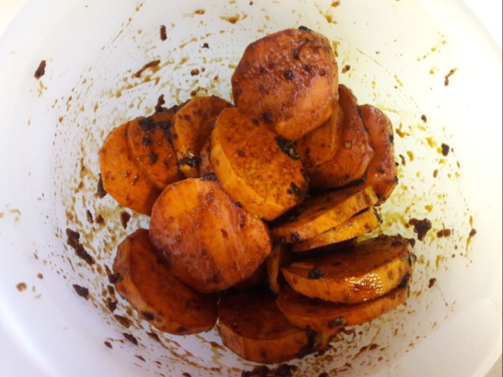 Baked Sweet Potato in Soy Ginger Sauce – Easy Vegetarian Recipes